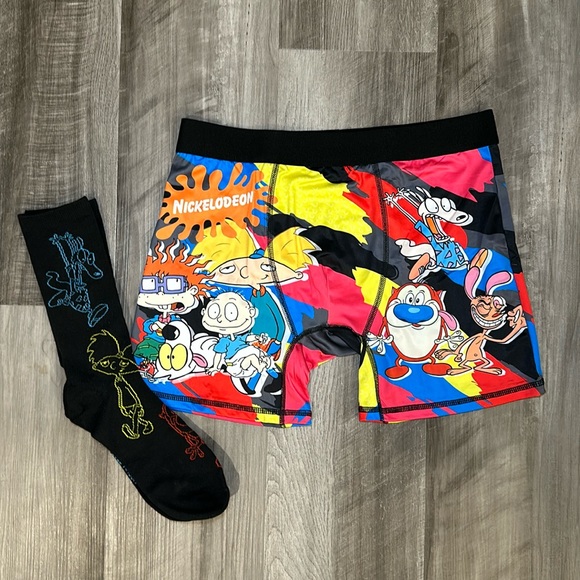 Nickelodeon | Underwear & Socks | Nickelodeon Ren Stimpy Rugrats Boxer ...